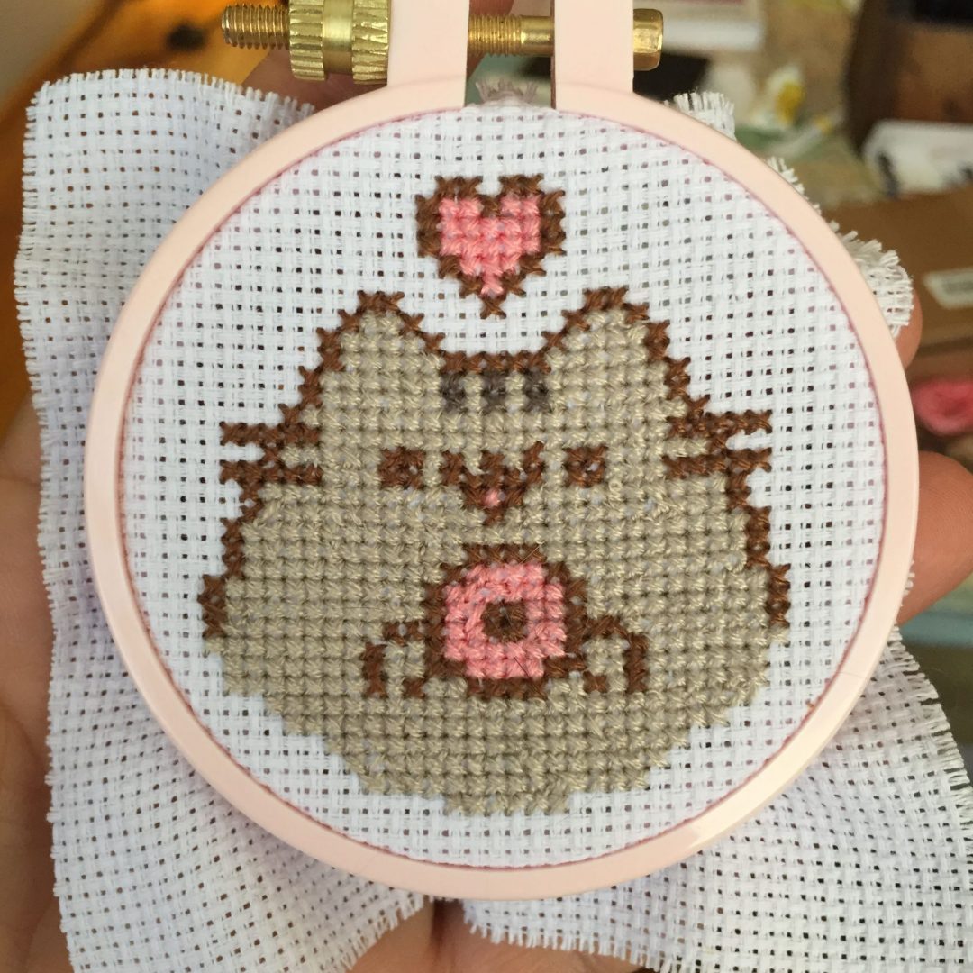 Pusheen DIY Cross Stitch - Magpie's Mewsings
